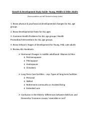 Growth Dev Study Guide 2021 1 Docx Growth Development Study