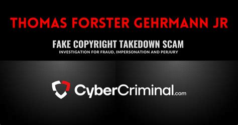 Thomas Forster Gehrmann Jr