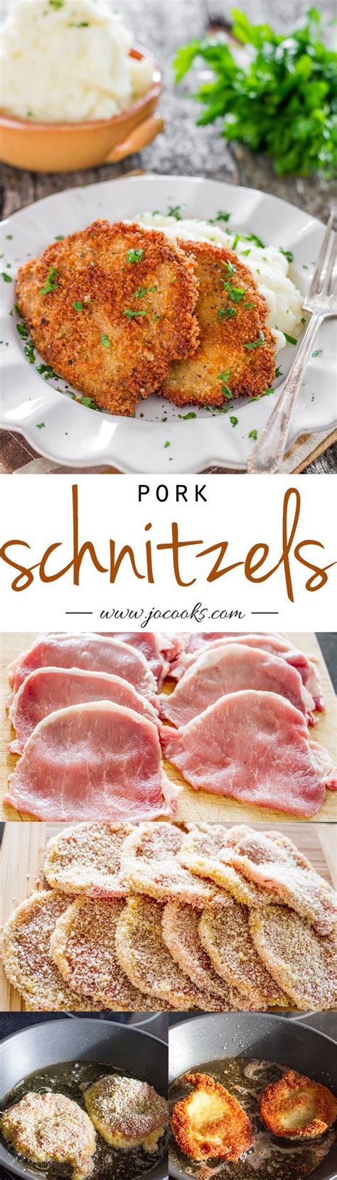 Pork Schnitzels Recipe Jo Cooks Pork Snitzel Side Dishes German