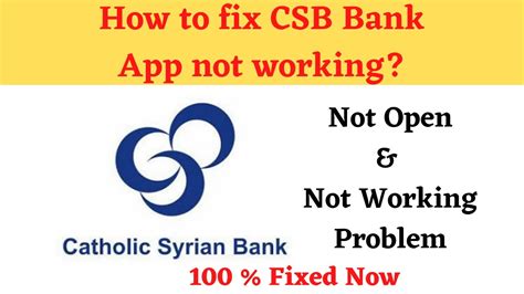 How To Fix Csb Bank Not Working Problem Android And Ios Not Open Problem Solved Alltechapple