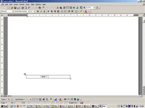 Resolved Word Mail Merge Text Positioning Vbforums