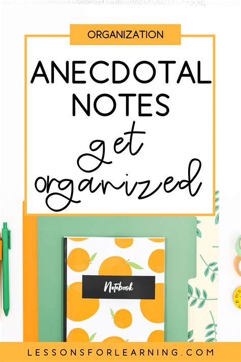Using Anecdotal Notes For Assessment Lessons For Learning