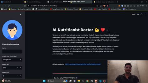 Built An Ai Powered Nutrition App With Genai Kartavya Master Posted