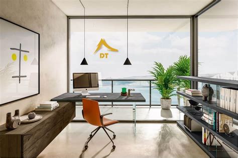 طراحی اتاق کار در منزل شرکت معماری دکوطرح