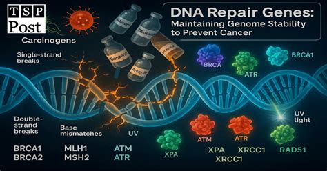 Dna Repair Genes Maintaining Genome Stability To Prevent Cancer The