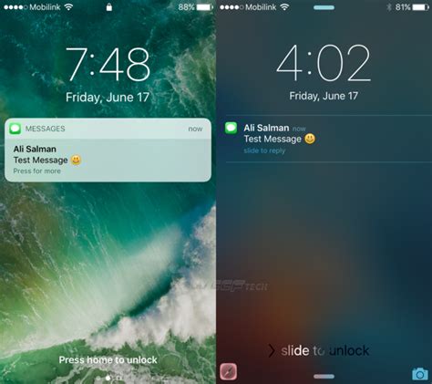IOS Beta Vs IOS Visual Comparison Screenshots