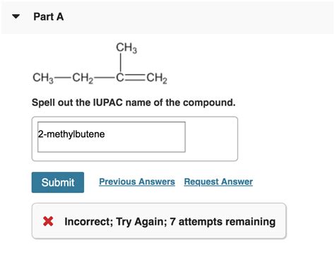 Solved Part A Ch3 Ch3 Ch2 C Ch2 Spell Out The Iupac Name Of