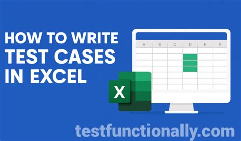 How To Write Test Cases In Excel With Template