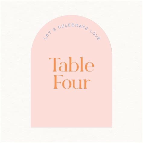 Alice Table Number Paper Darling