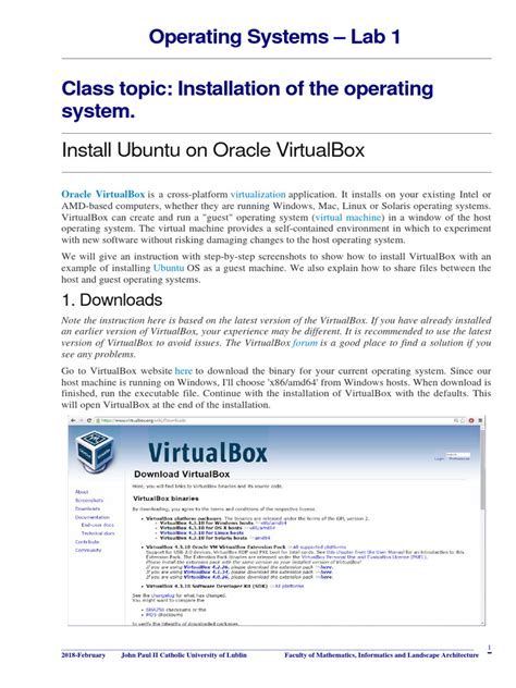 Os 00 Lab Pdf Operating System Virtual Machine