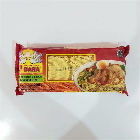 Jual Mie Burung Dara Mi Kering Lebar G Shopee Indonesia