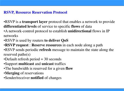 Ppt Rsvp Resource Reservation Protocol Powerpoint Presentation Free Download Id4587534