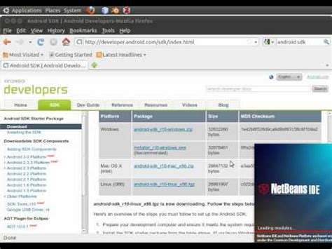 How To Install Android Plugins For Netbeans YouTube