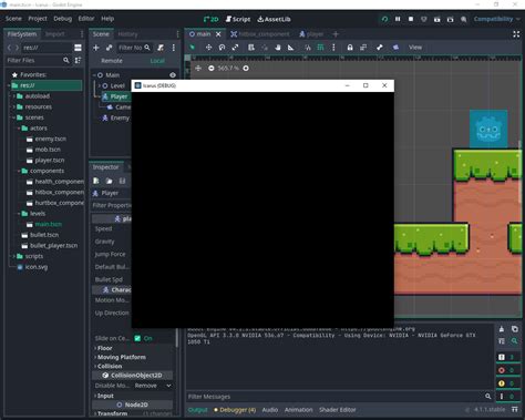 godot 4 1 and 4 1 1 black screen bug on compatibility render r godot