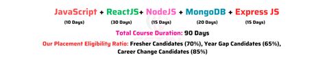 best mern stack training institute 100 placements