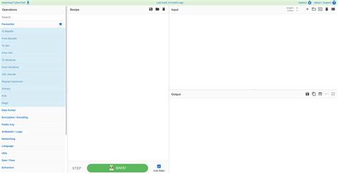 Cyberchef The Cyber Swiss Army Knife Cylabbe
