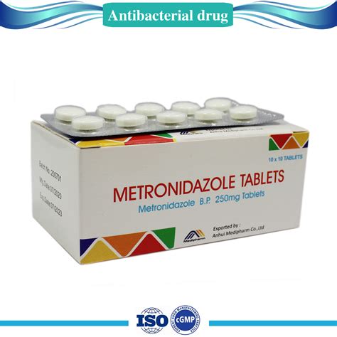 Western Medicine Metronidazole Tablet 500mg Antibacterial Use