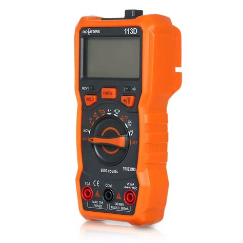 Raindrops Digital Multimeter Ac Dc Voltmeter Ohm Amp Meter Temperature Outlet Tester Ncv