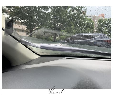 올 뉴 모닝 전면 유리 썬팅 필름 자가 제거하기