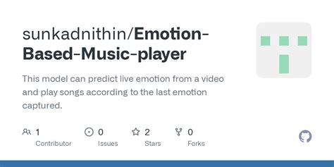GitHub Sunkadnithin Emotion Based Music Player This Model Can Predict Live Emotion From A