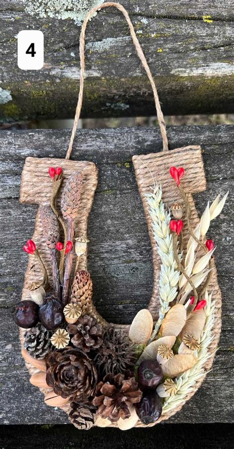 Оберіг підкова Поробка композиція з природних матеріалів 180 грн Поделки рукоделие Киев