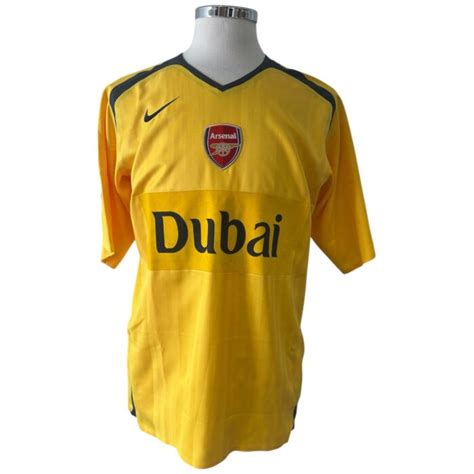 Arsenal Match Issue Dubai Shirt Walcott 32 Iconic Football Shirts