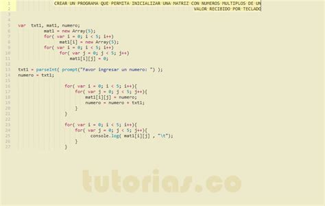 Arrays Javascript Inicializar Matriz Con Números Multiplos