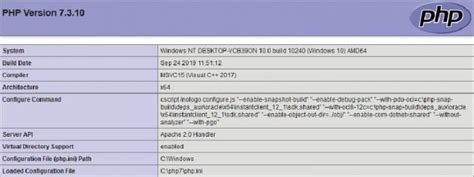 Setting Up Apache And Php In A Windows Development Environment