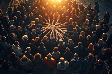 Unity And Camaraderie Ar Generative Ai Premium AI Generated Image