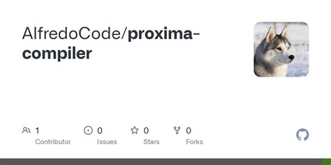 Github Alfredocode Proxima Compiler