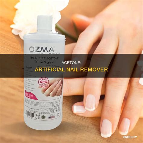 Acetone Artificial Nail Remover Nailicy