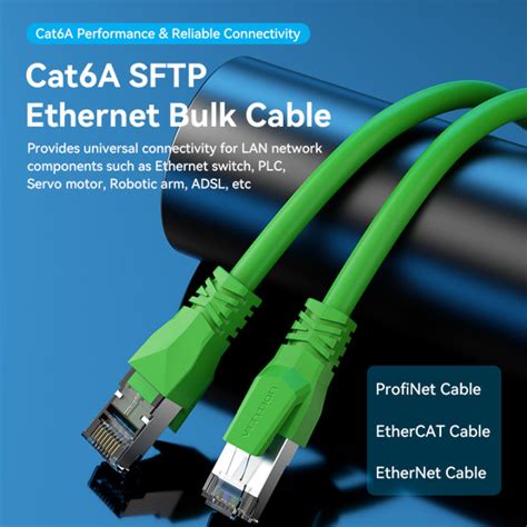 Vention Cat 6a Ethernet Cable 10gbps Utp Lan For Pc Tv Twisted Pair Patch Cord Internet Cable