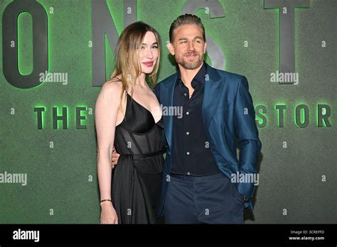 Charlie Hunnam Right And Morgana Mcnelis Attend The World Premiere Of