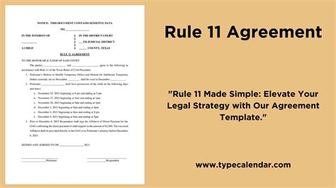 Free Printable Rule Agreement Templates PDF Word Sample Form
