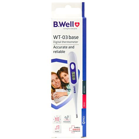 Термометр електронний B. WELL (Б.Велл) модель WT-03 base (7640156393996 ...