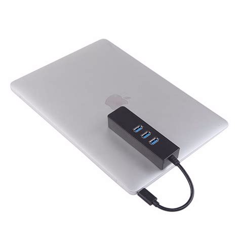 Adaptor Usb C 3 1 Type C La Rj45 3 Porturi Usb 3 0 Hub Si Placa De Retea Gigabit 10 100 1000