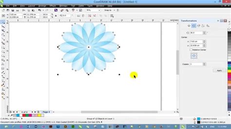 How To Use Transparency Tool On CoreDRAW X YouTube