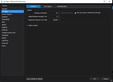 how to reduce ram consumption while using netpeak checker netpeak