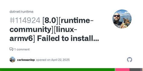 80 Runtime Community Linux Armv6 Failed To Install Runtimepythonrequirements · Issue