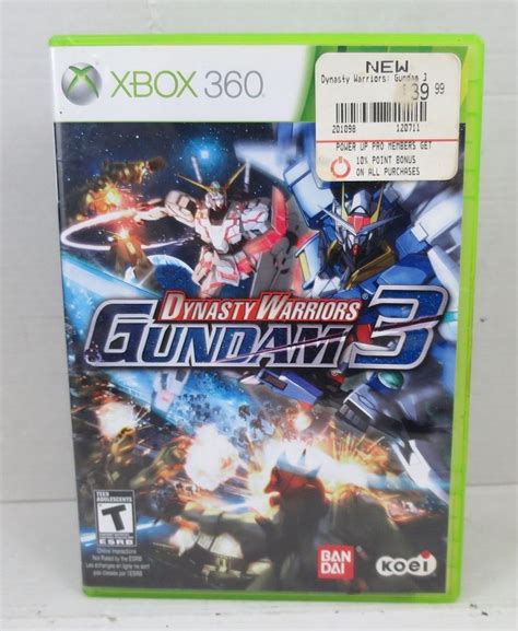 Dynasty Warriors Gundam 3 Microsoft Xbox 360 2011 Tested Working