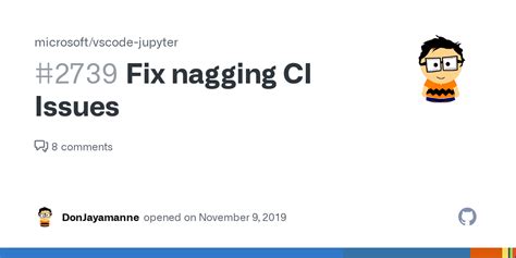 Fix Nagging CI Issues Issue Microsoft Vscode Jupyter GitHub