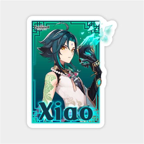 custom genshin impact xiao magnet