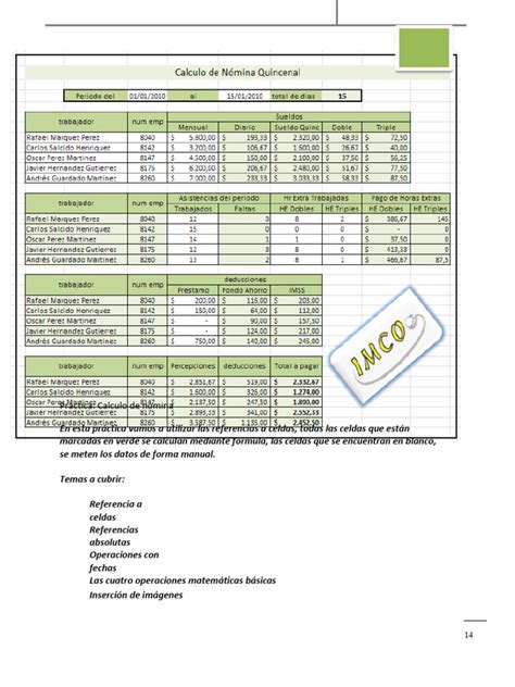 Ejercicio De Excel 17 Descargar Gratis Pdf Microsoft Hoja De Cálculo