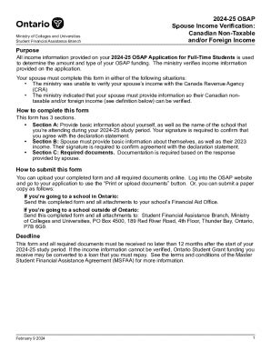 Fillable Online OSAP Application For Full Time Babes Fax Email Print PdfFiller