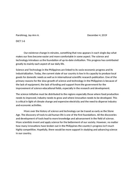 Science And Technology System Docsity