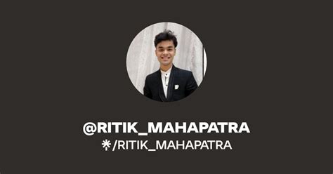 Ritikmahapatra Twitter Instagram Linktree