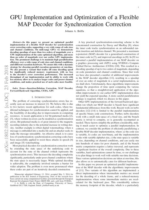 gpu implementation and optimization of a flexible map decoder for