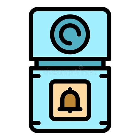 Video Intercom System Icon Vector Flat Stock Vector Illustration Of Phone Video 286970932