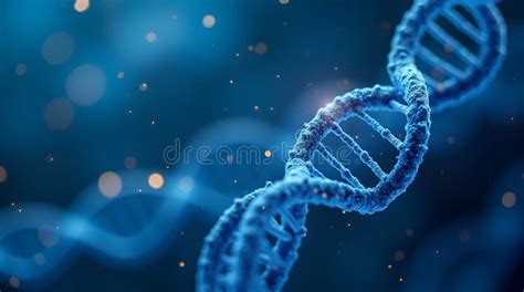 Dna Helix Enlarged Model In Bright Colors And Spots Multi Color Dna Structure On Black Backdrop