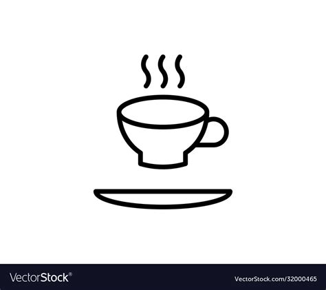 Flat Line Icon Royalty Free Vector Image VectorStock
